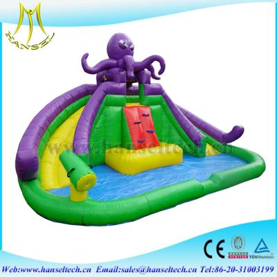 China Hansel 2017 hot selling commercial PVC outdoor water slide inflatable for sale