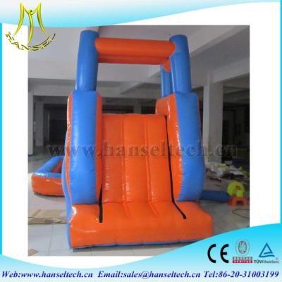 China Hansel 2017 hot selling commercial PVC outdoor inflatable play area rent bounce house for sale