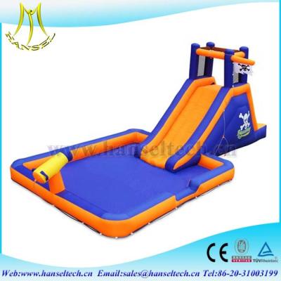China Hansel 2017 hot selling commercial PVC outdoor inflatable play area bounce house for sale for sale