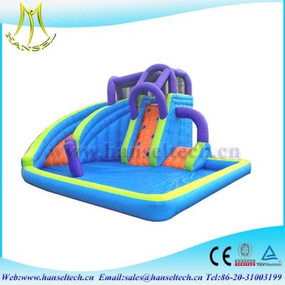 China Hansel 2017 hot selling commercial PVC outdoor inflatable play area moon bounce for sale