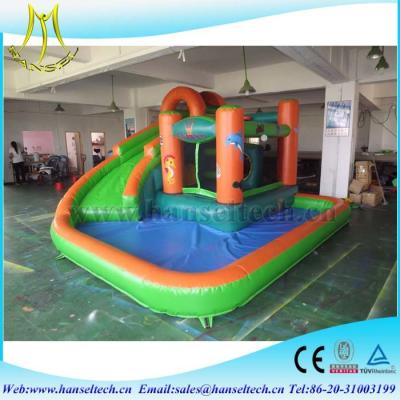 China Hansel 2017 hot selling commercial PVC outdoor play area inflatable bounce house for sale