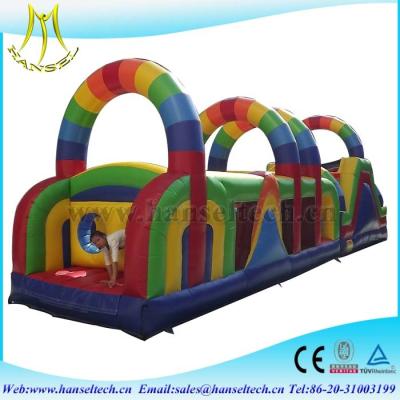 China Hansel spiral slide,obstacle sport game for children amusement equipment for sale