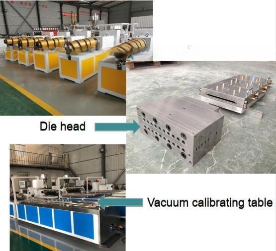 PVC/PP/PE Profile Plastic Making Machine Production Line