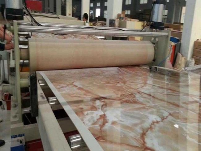 Low Cost of PVC Marble Sheet Extruder Line