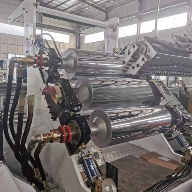 Thermoforming Used Three Layer PP PS Sheet Extrusion Machine / PP PS Sheet Production Line