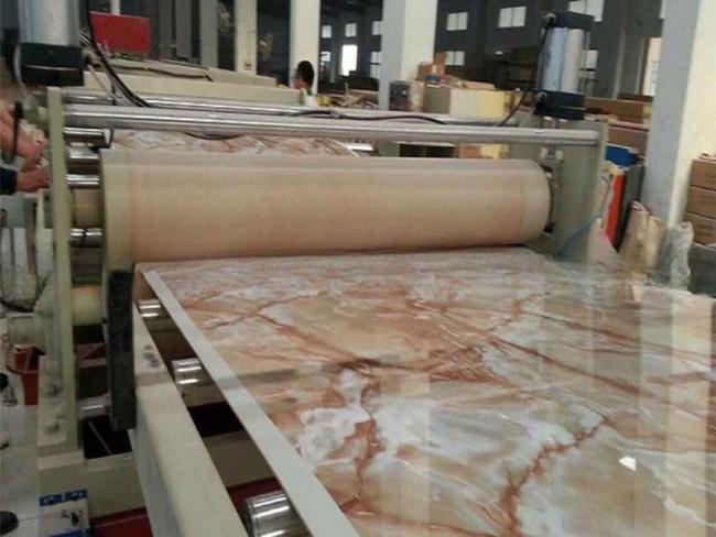 High Automation PVC Artifical Marble Sheet Making Machine