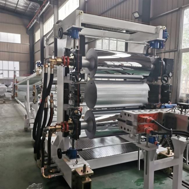 Plastic Sheet Extruder / Plastic PMMA ABS Luggage Suitcase Used Sheet Making Machine