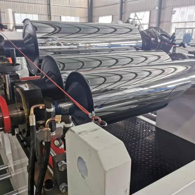 Fully Automatic Plastic PP PS ABS HIPS Extruder Machine Production Line for Thermoforming / Luggage Sheet / Packing
