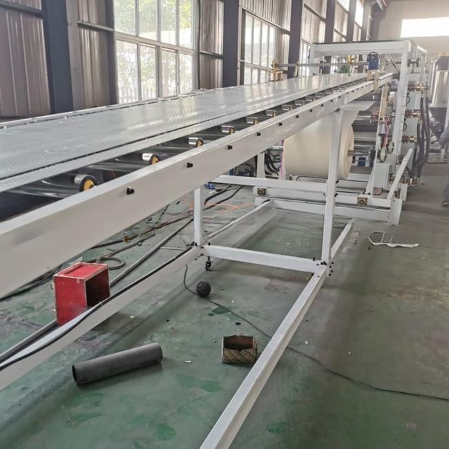 ABA Three Layer PP PE Sheet Extrusion Making Machine with Embossment Roller / PP PE Board Extruder Machine