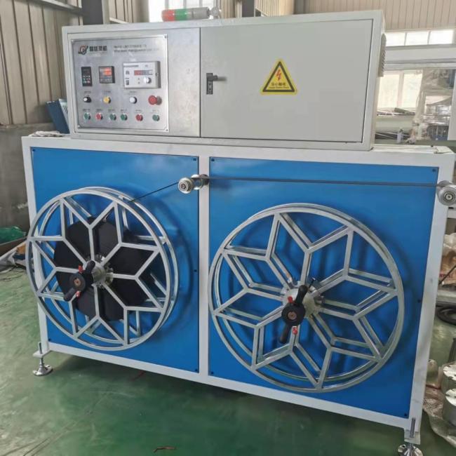 Customer Satisfaction Plastic Extruder Geo Strap Band Production Line