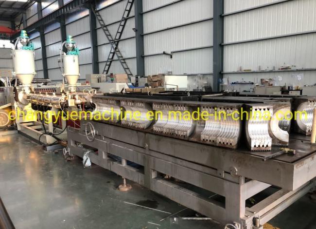 Plastic PE|PP|HDPE Water Gas Supply Irrigation Single Double Wall Corrugated (DWC) Cable|Tube Extrusion Line / Extruder Pipe Making Machine Price