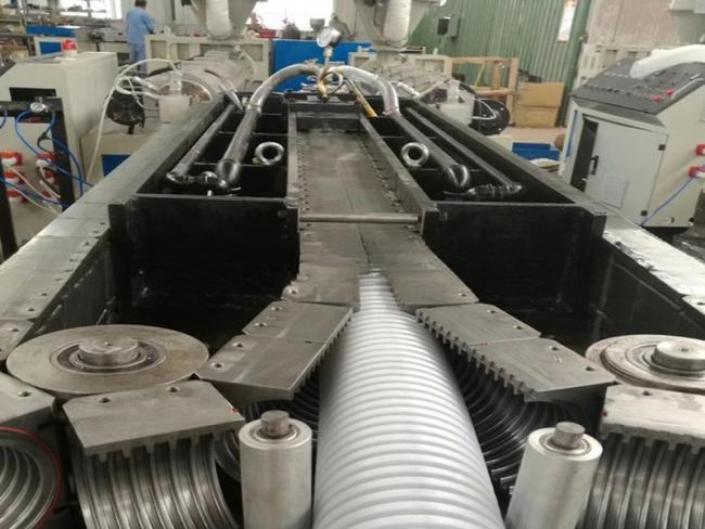 Fastest Speed PE PVC Single Wall Corrugated Pipe Extruder Production Line