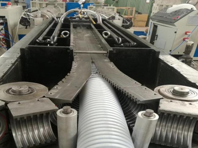 Automatic PVC Single Wall Corrugated Pipe Extruder Machine