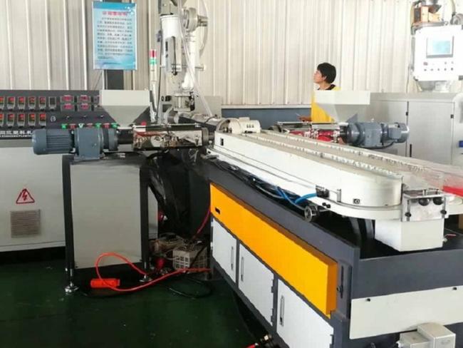 Durable PVC Single Wall Corrugated Pipe Line