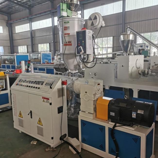 Plastic PP PE PA Flexible Single Corrugated Pipe Production Line / Shisha Pipe Extruder Machine