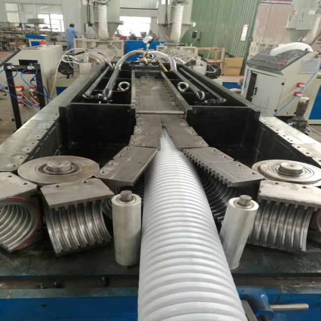 High Yield of PE PVC Single Wall Corrugated Pipe Line
