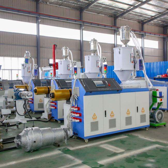 Plastic PE HDPE LDPE Pipe Extrusion Production Machine 20-63mm