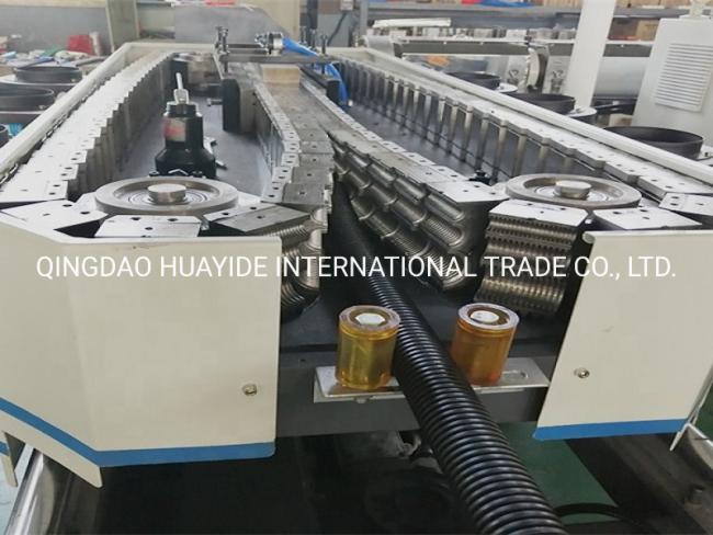 The New PE PVC Single Wall Corrugated Pipe Production Line