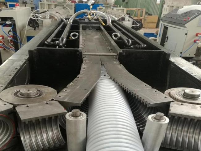 High Automation PE PVC Single Wall Corrugated Pipe Line
