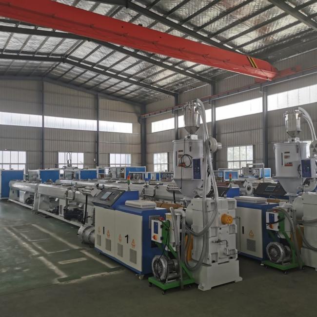 PE Carbon Spiral Corrugated Pipe Production Lline