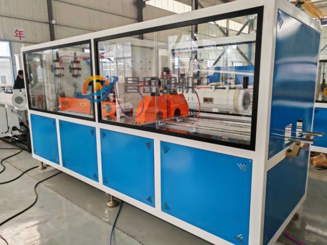 CPVC Electricity Conduit Pipe Extrusion Machine / PVC Dual Pipe Line