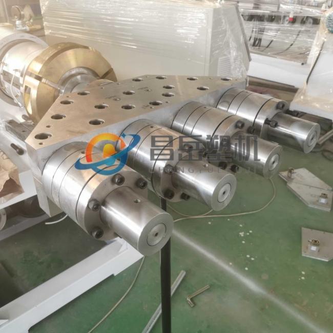 Two Cavity PVC Conduit Pipe Line for Electricity