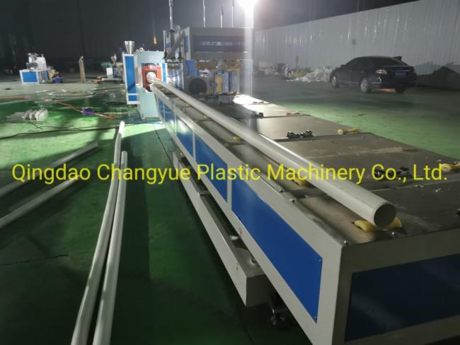 Sjsz 65/132 Twin Conical Screw Extruder / Plastic UPVC / CPVC Pipe Production Line