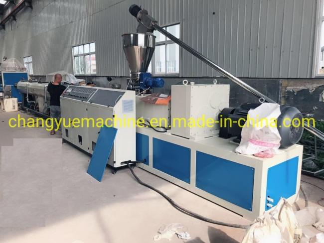 PVC UPVC Water Drainage / Water Supply Pipe Production Line / Plastic Pipe Extruder Machine