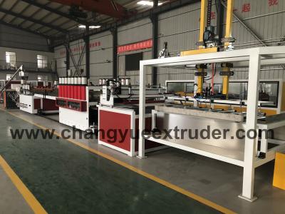 중국 광고 산업용 안정적인 압출 고출력 플라스틱 보드 기계 판매용