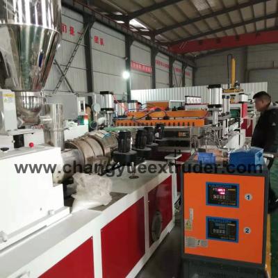 Chine Extrusion Line SJSZ80/156 Plastic Board Machine with 1220mm Sheet Width Sale à vendre