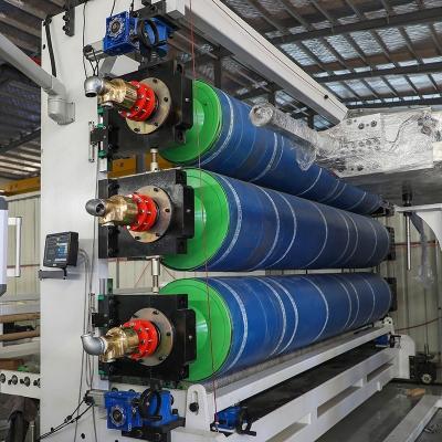 Cina Fabbricazione di 90 mm di diametro a vite Macchina di estrusione di fogli di plastica per fogli di PP PE PS ABS HIPS in vendita