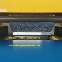 China Push Structure PVC Foam Board Embossing Machine with Durable Frame Type for sale