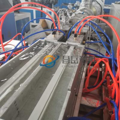China 380kg/H UPVC Profile Extrusion Machine 80/156 PVC Window Profile Extrusion Line for sale
