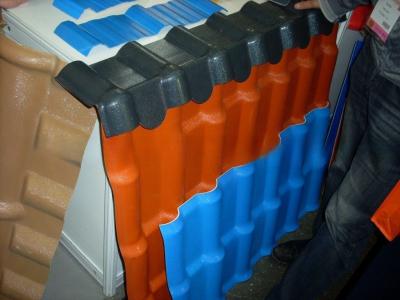 China UV Coating Multilayer PVC Roof Tile Line 25m X 2.5m X 2.5m Machine Dimension for Multilayer Roofing Production for sale