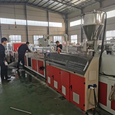 China SJSZ65/132 PVC WPC Louver Panel Extruder Machine For Decoration for sale