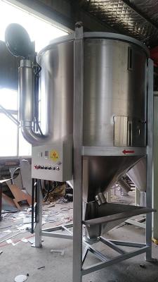 China PE PP ABS PS Plastic Granules Mixer 304 Stainless Vertical Blender Mixer for sale