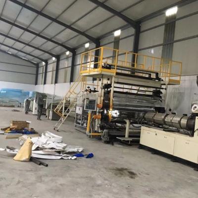 중국 하나의 공급 모드 PVC 대리석 엽 생산 라인 전체 융합 참여 시스템 판매용