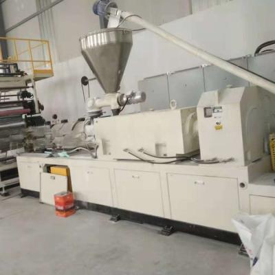 중국 PE PP ABS Deep Screw Pipe Channel 기술로 PMMA 잎 생산 라인 판매용