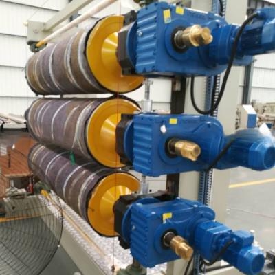 중국 PE PP ABS Deep Screw Pipe Channel 기술로 PMMA 잎 생산 라인 판매용