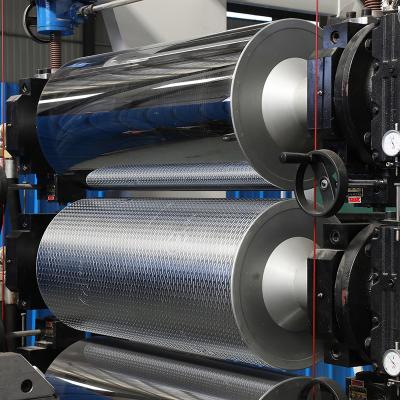 중국 PP PE ABS 엽/판 제작 기계 자동 제어로 진압 생산 라인 판매용