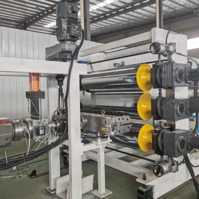 중국 플라스틱 가공을 위한 완전 자동 분리형 압출기 PP 엽/판 생산 라인 판매용