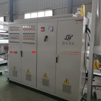 Chine Demande personnalisée de ligne d'extrusion de feuille unique / multicouche PP PE ABS HIPS pour la sortie à vendre