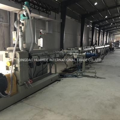 China Eenvoermachine SJ65/33 HDPE Plastic Water Hydraulic Extruder Pipe Making Machine met aanbod Te koop