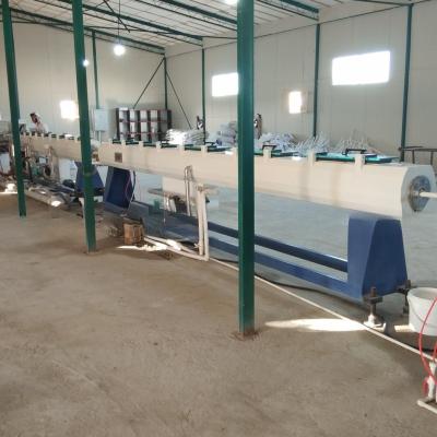 China Eenvoudige schroef HDPE-buis-extrudermachine voor de uitlaatindustrie Te koop
