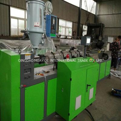 China Productielijn voor hoge snelheid PE-PVC-golfdraadbuizen met een enkele wand op maat Te koop