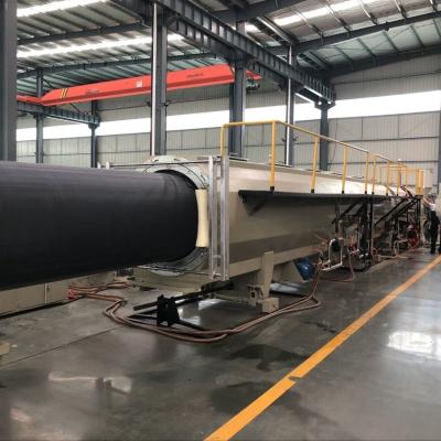 Cina 580 kg/h Linea di produzione di tubi di polietilene 90 mm-315 mm Linea di estrusione HDPE in vendita