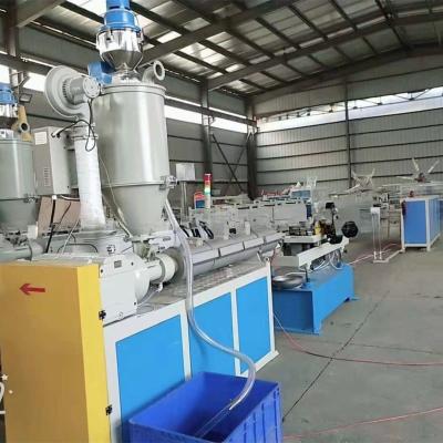 중국 심 스크루 채널 구조와 함께 PVC 단일 벽 노러브 파이프 제조 기계 판매용