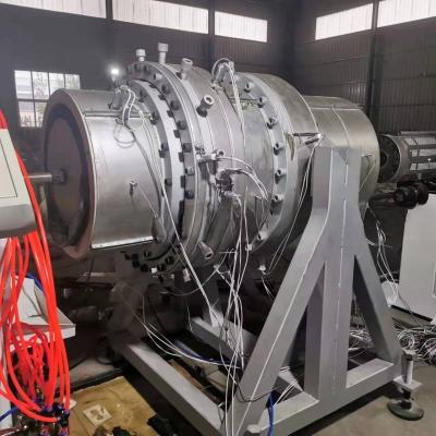 China Verzamelstructuur HDPE-buis extrusie gietmachine met afzonderlijke type extruder Te koop