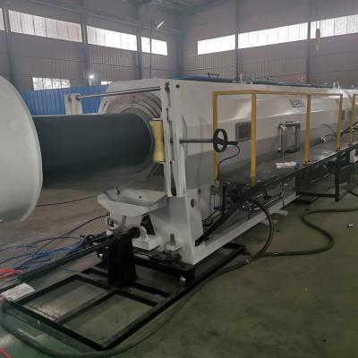 China Automatische en HDPE-buizenproductielijn met diepe schroefstructuur in ervaring Te koop