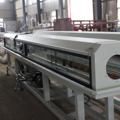 China Betrouwbare HDPE-buis-extruder-lijn Plastic-buismachine met 200 kg/h-uitgang Te koop